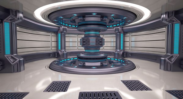 energy generator room 3d model