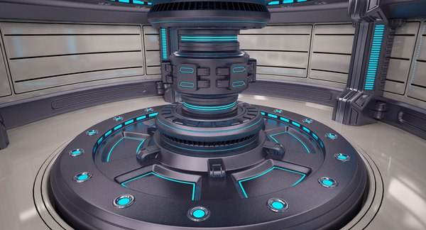 energy generator room 3d model