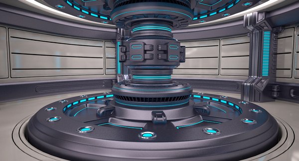 energy generator room 3d model
