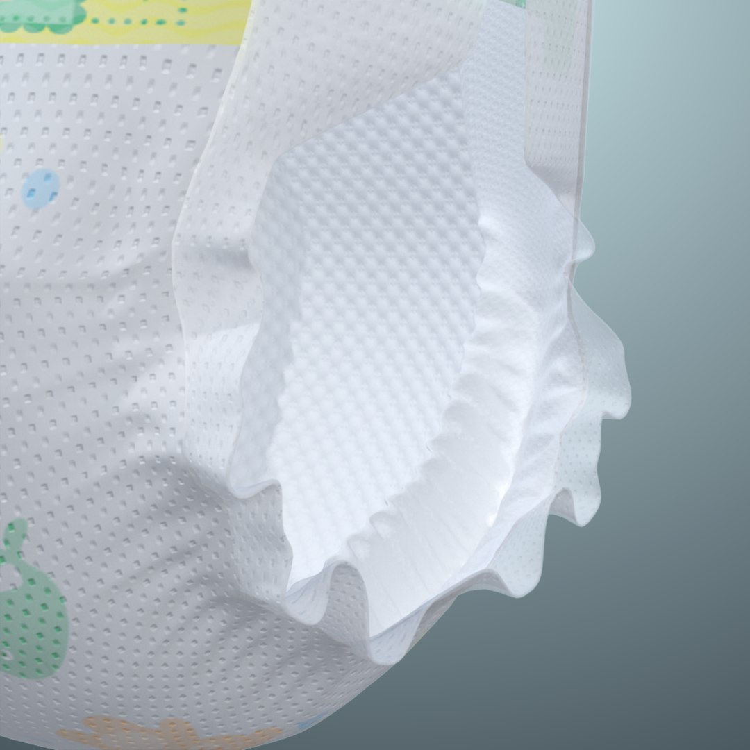 3D Model Baby Diaper - TurboSquid 1197027