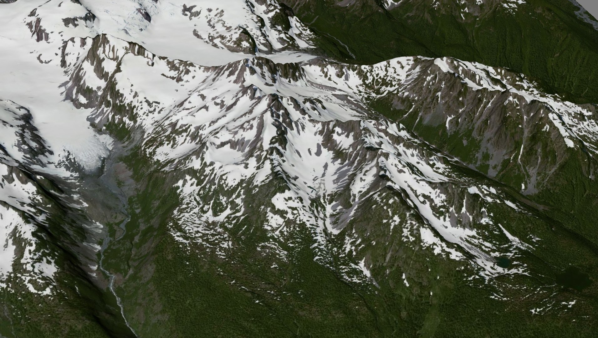 3d Model Mesh Mount Olympus