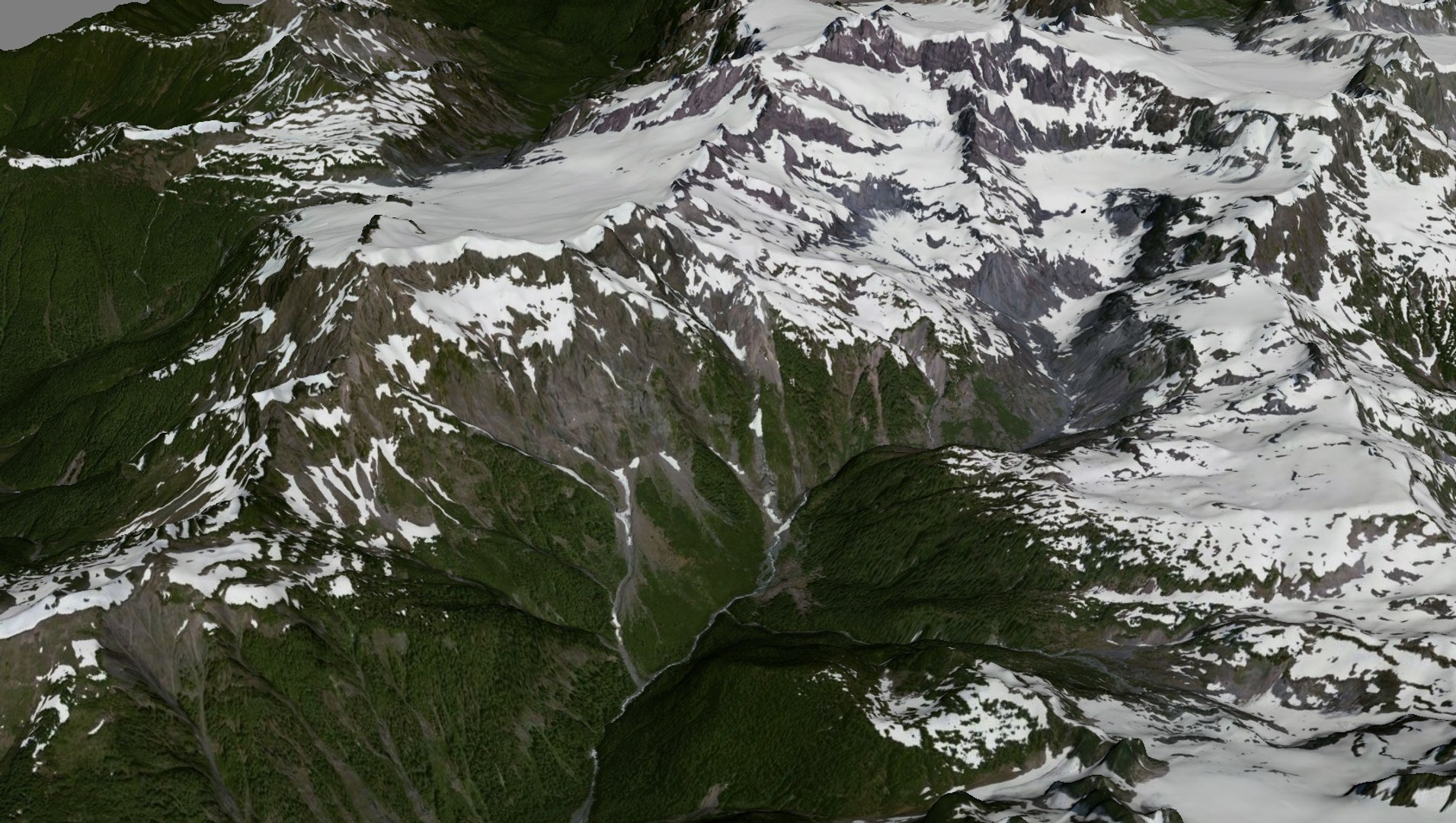 3d Model Mesh Mount Olympus