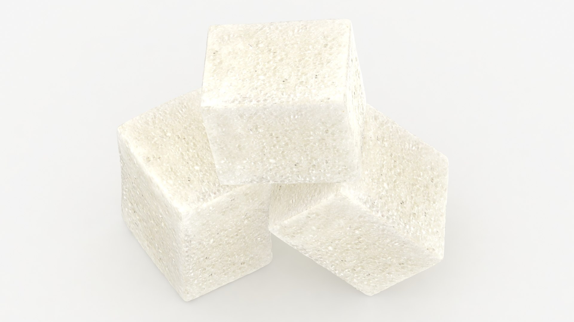 3D Realistic Sugar Cube - TurboSquid 1453528