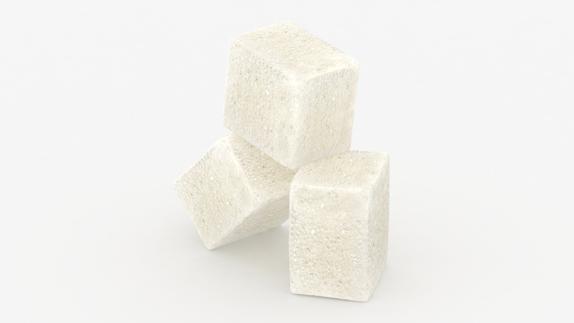 3D Realistic Sugar Cube - TurboSquid 1453528