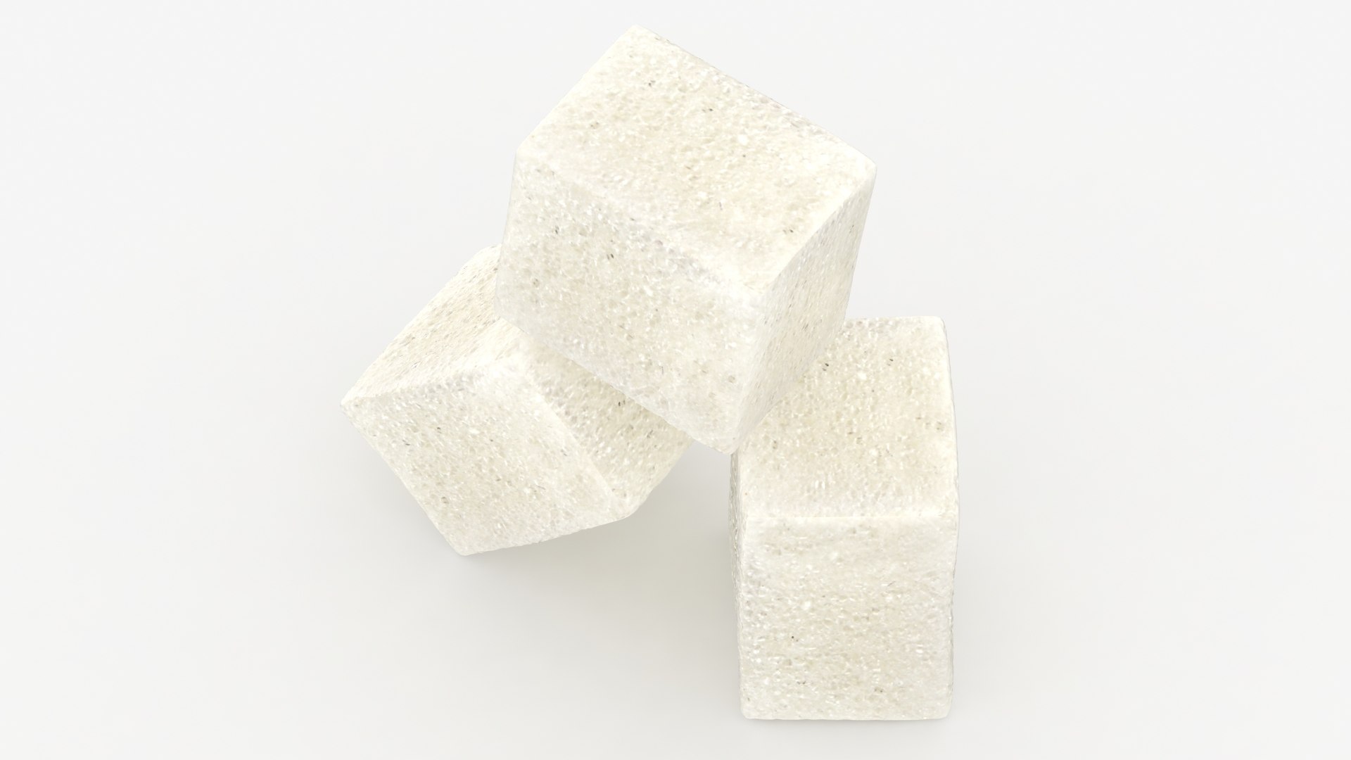 3D Realistic Sugar Cube - TurboSquid 1453528