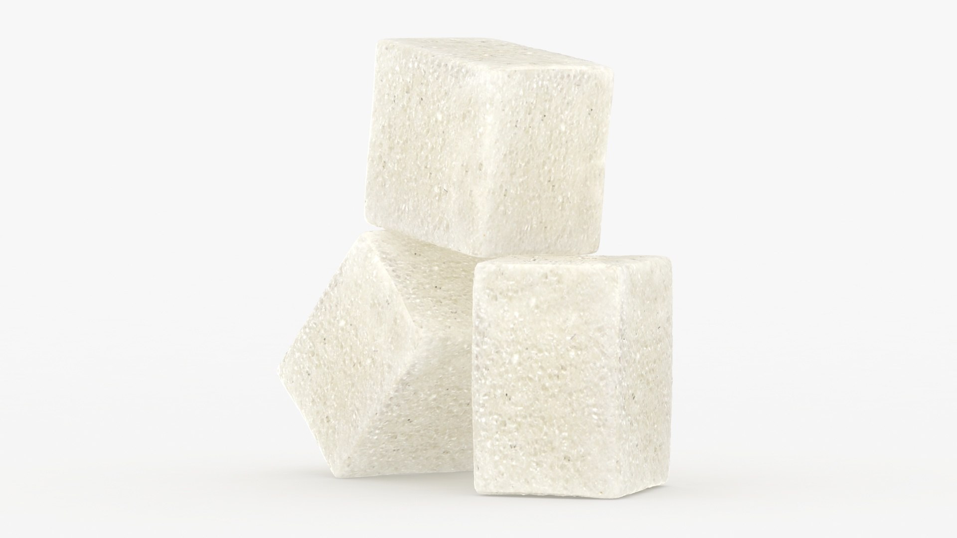 3D Realistic Sugar Cube - TurboSquid 1453528