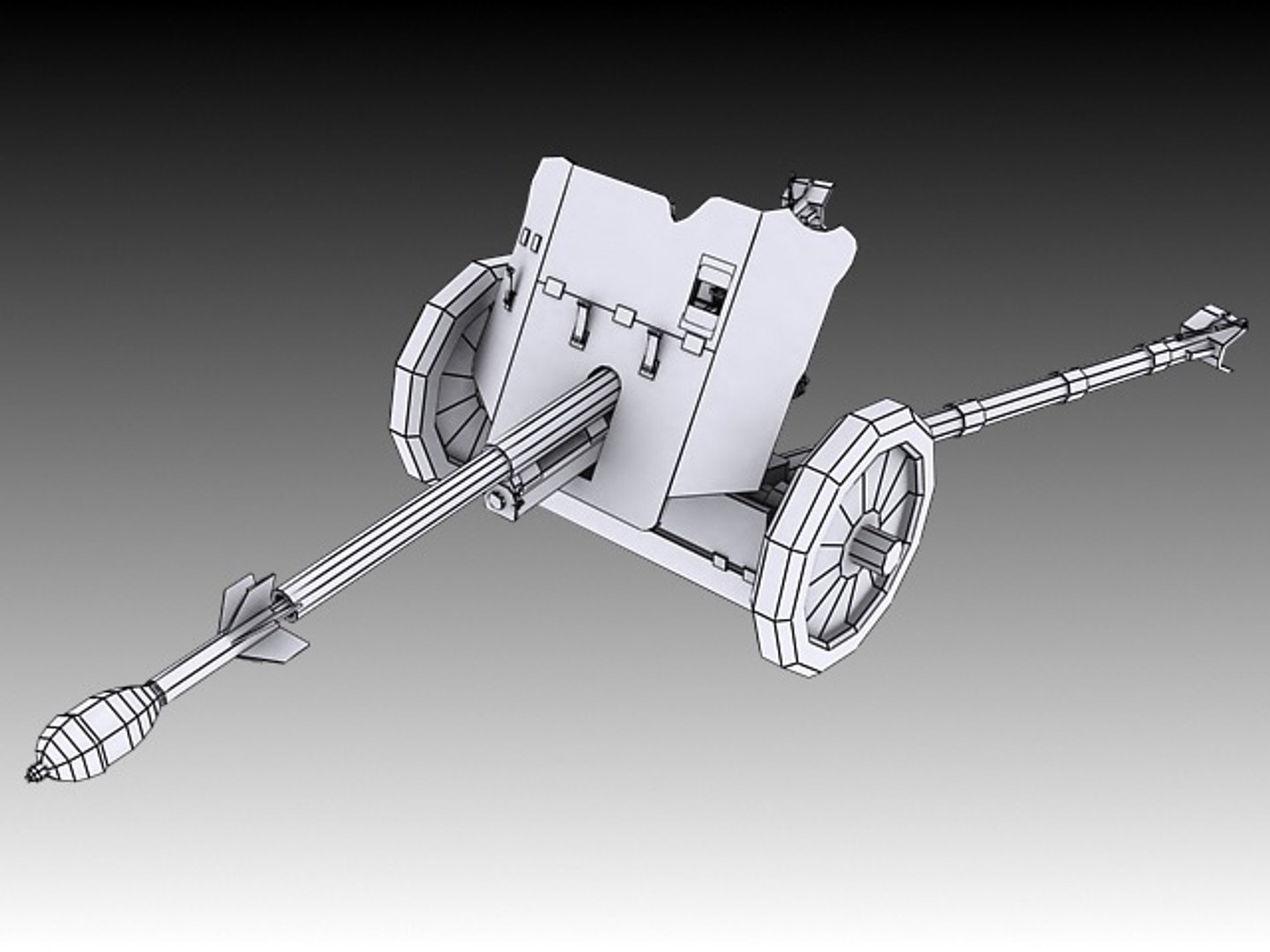3D Pak 37 Model - TurboSquid 1299969