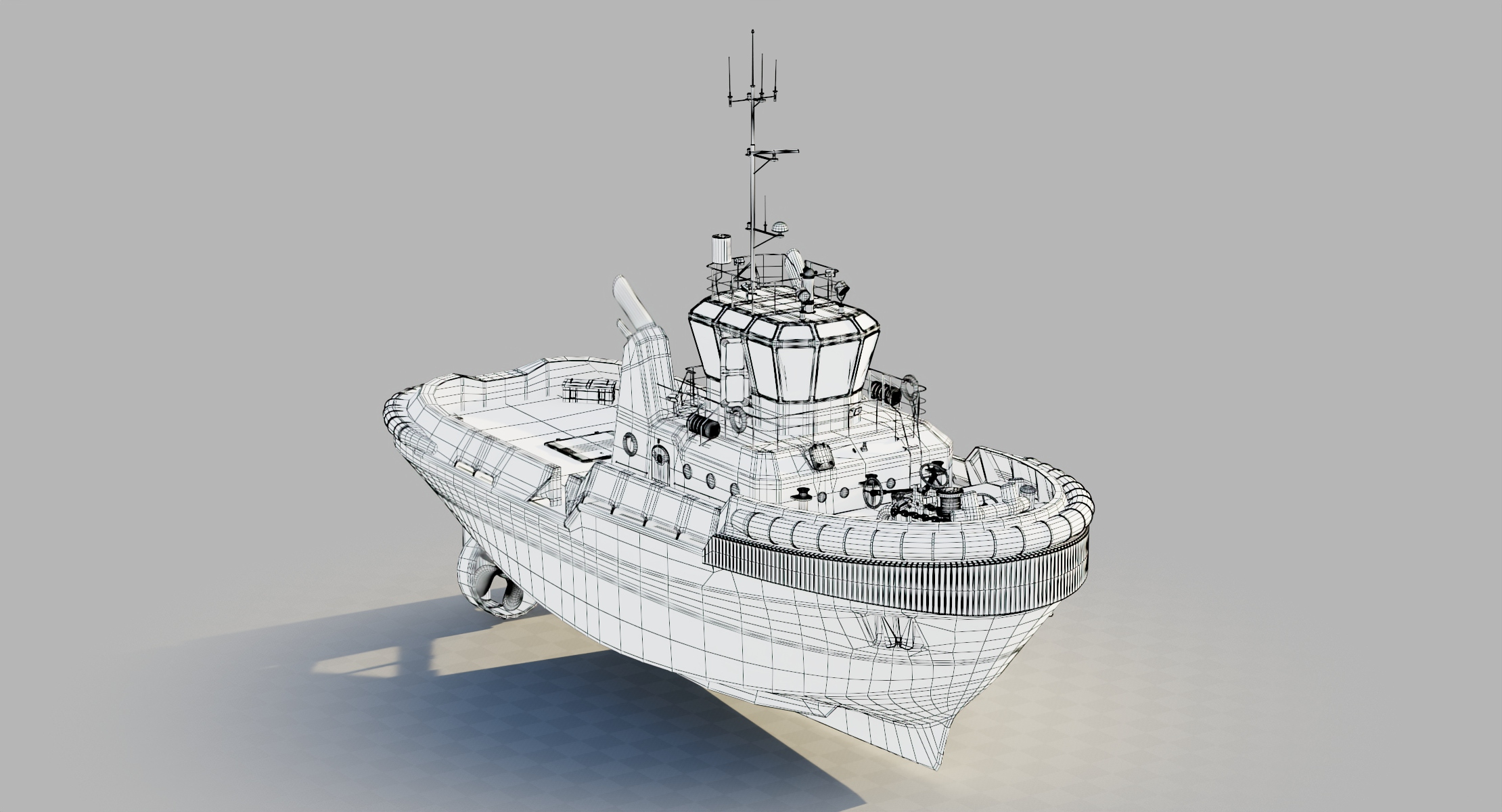 Tugboat 3D model - TurboSquid 1805594