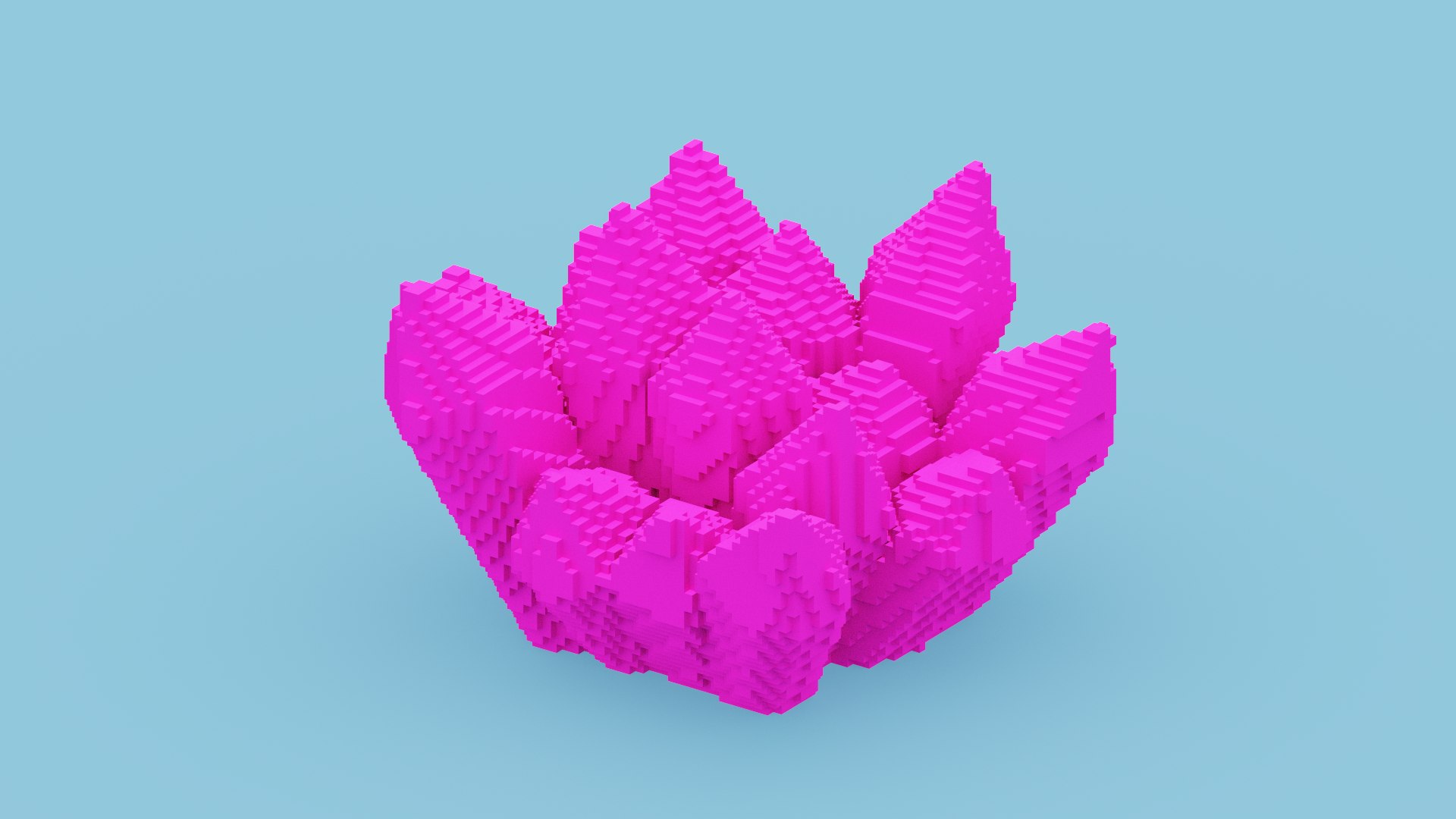 Pink Voxel Crystal 3D Model - TurboSquid 2042668