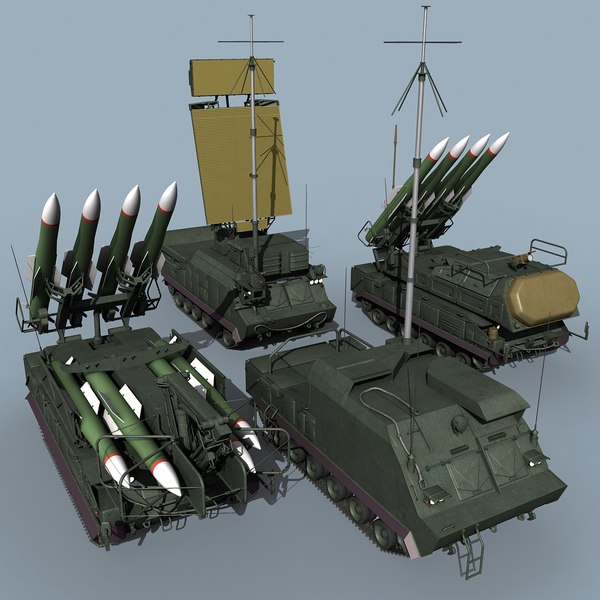 3d russian sa-17 buk-m2e