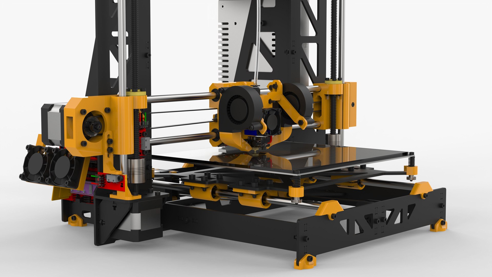3D 3D Printer Complex Structure - TurboSquid 1956959