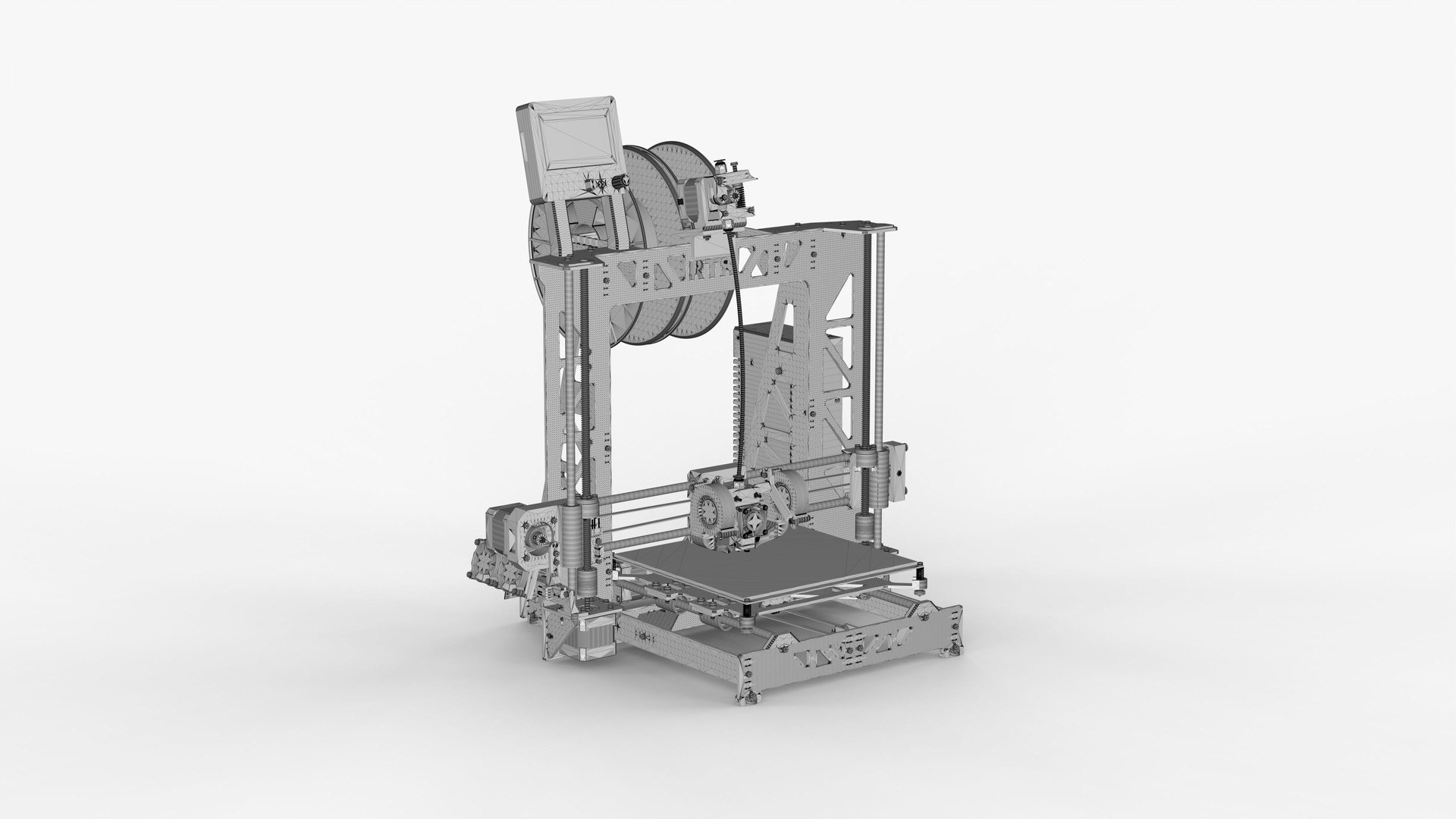 3D 3D Printer Complex Structure - TurboSquid 1956959