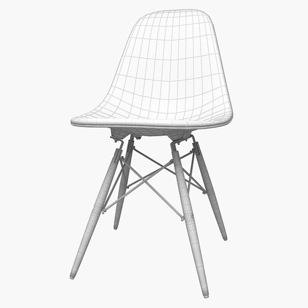 Free Eames Dsw Chair 3d Model