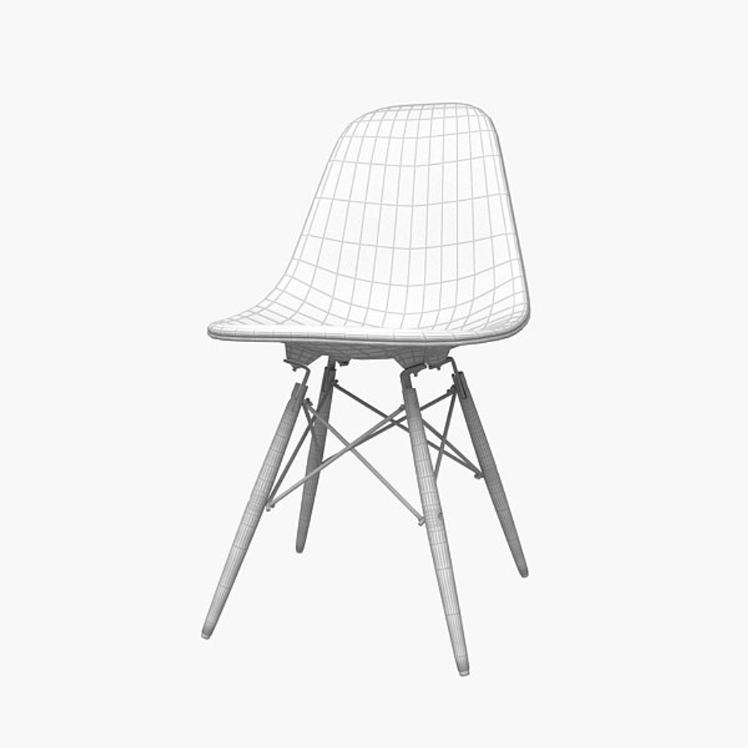 Free Eames Dsw Chair 3d Model