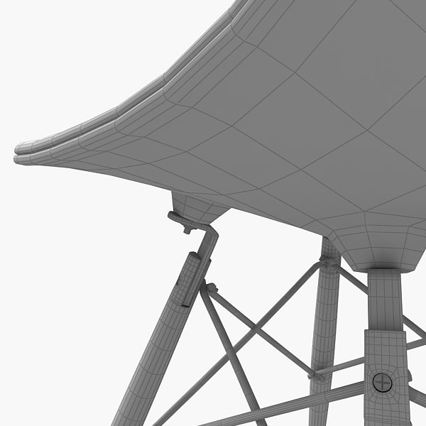 free eames dsw chair 3d model