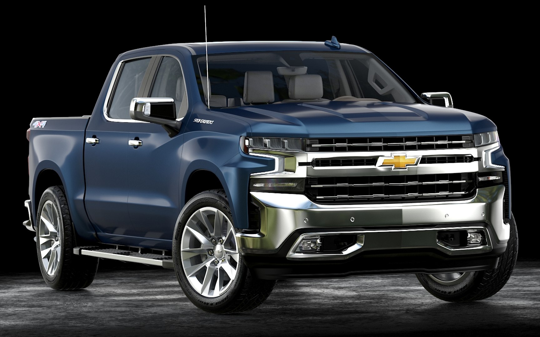 2019 Chevrolet Silverado Ltz 3D - TurboSquid 1409988