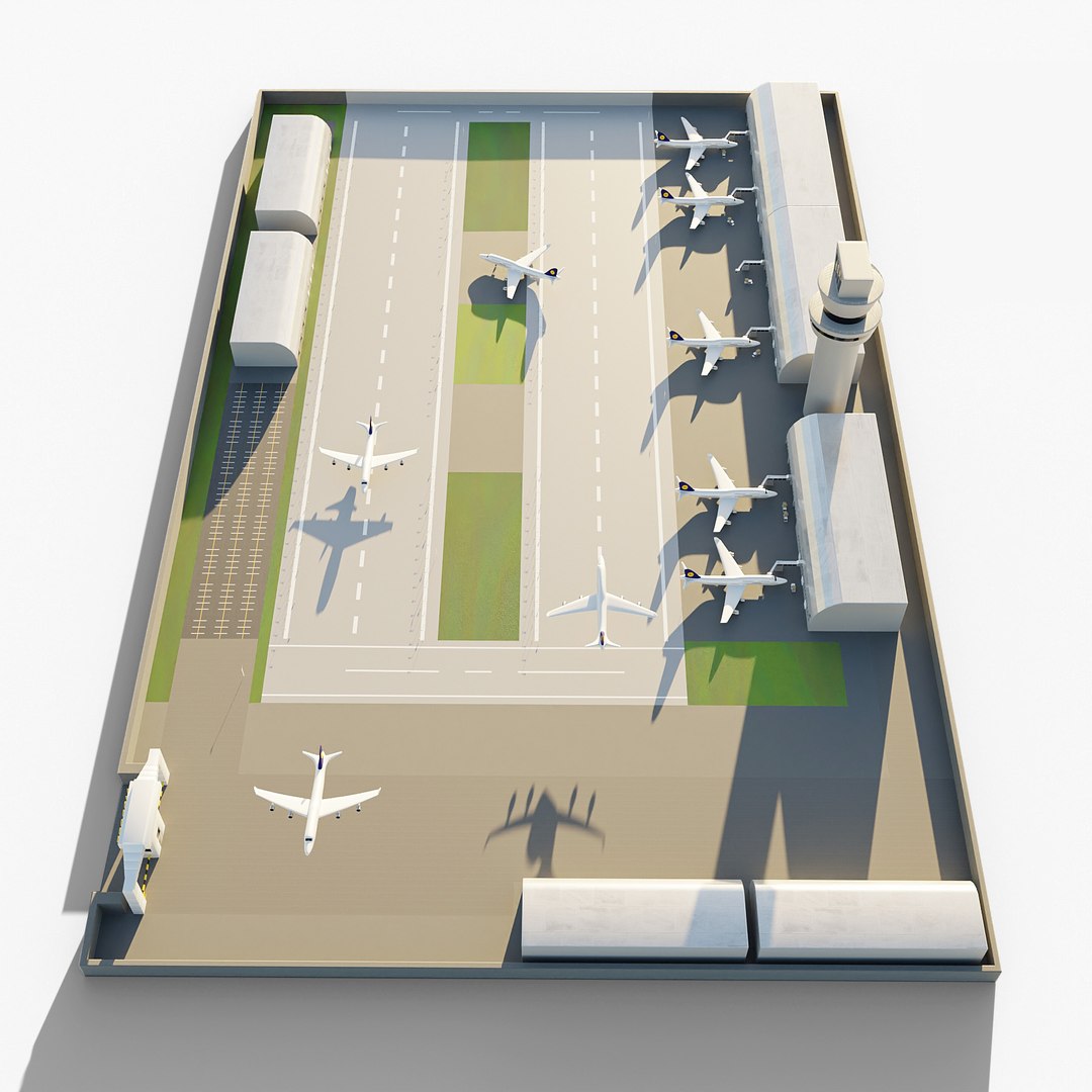 Airport 3D Model 3D model - TurboSquid 2142260