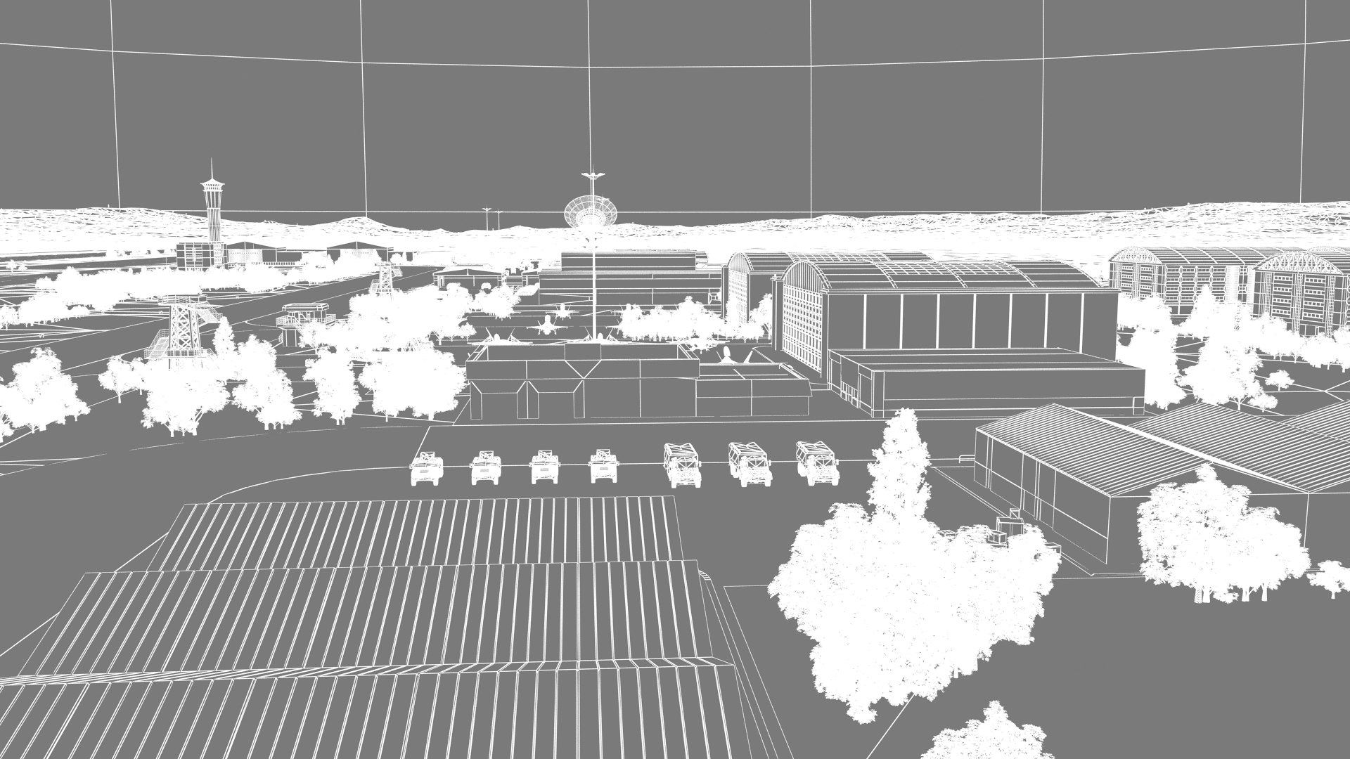 3D Military Base - TurboSquid 1598776