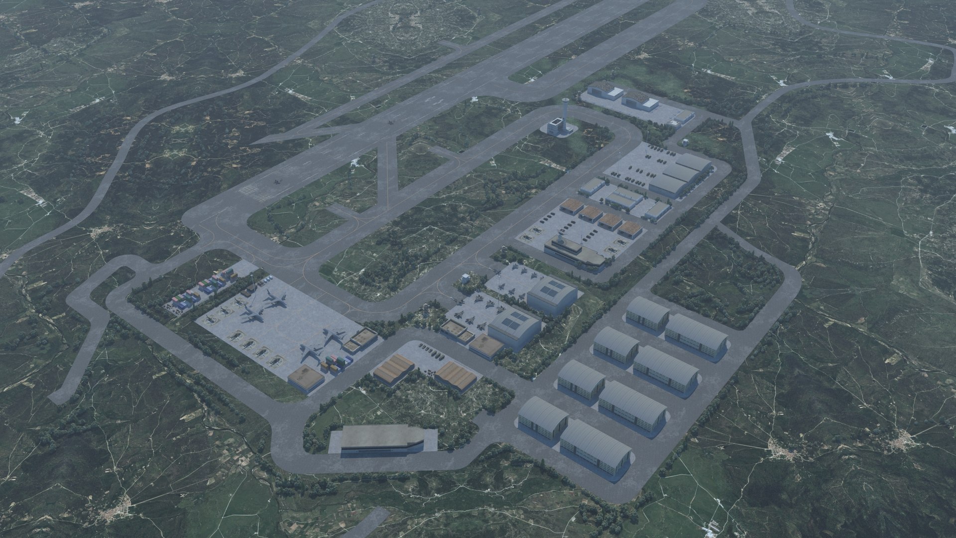 3D Military Base - TurboSquid 1598776