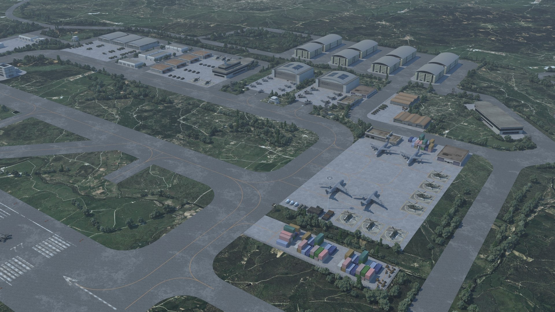 3D Military Base - TurboSquid 1598776