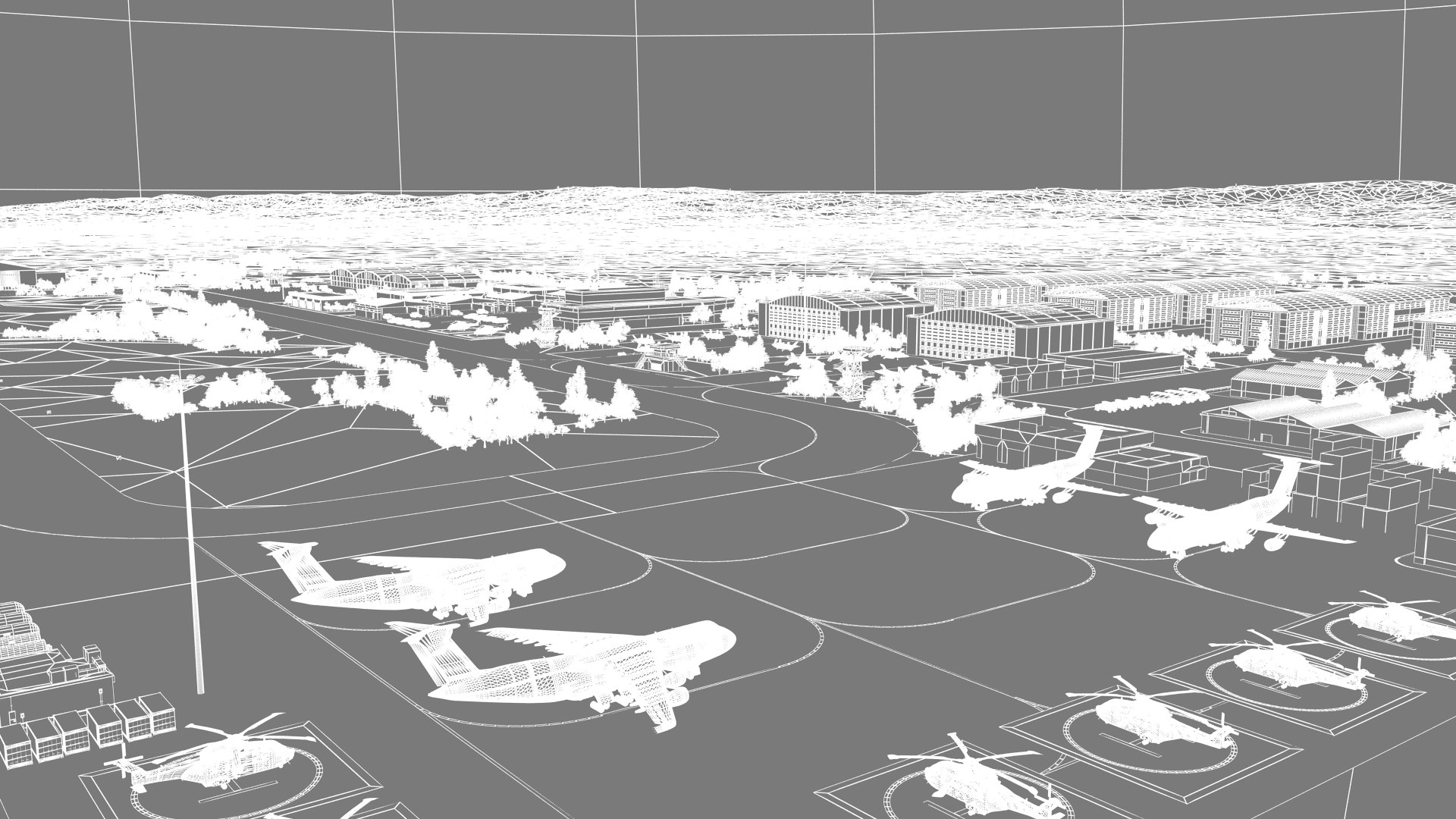 3D Military Base - TurboSquid 1598776