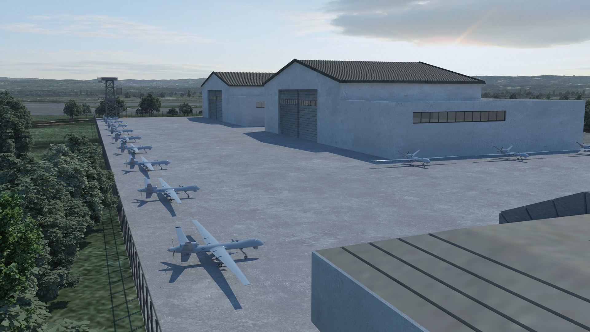 3D Military Base - TurboSquid 1598776