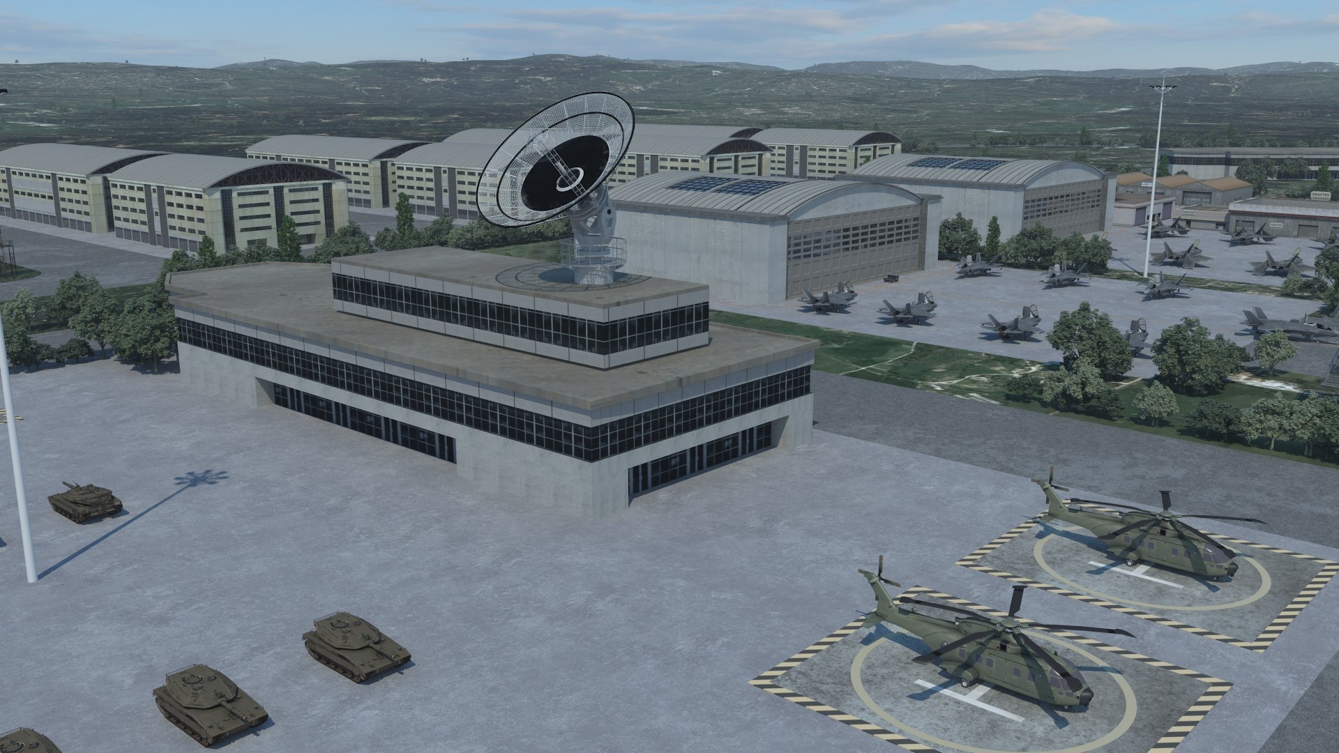 3D Military Base - TurboSquid 1598776
