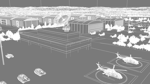 3D military base - TurboSquid 1598776