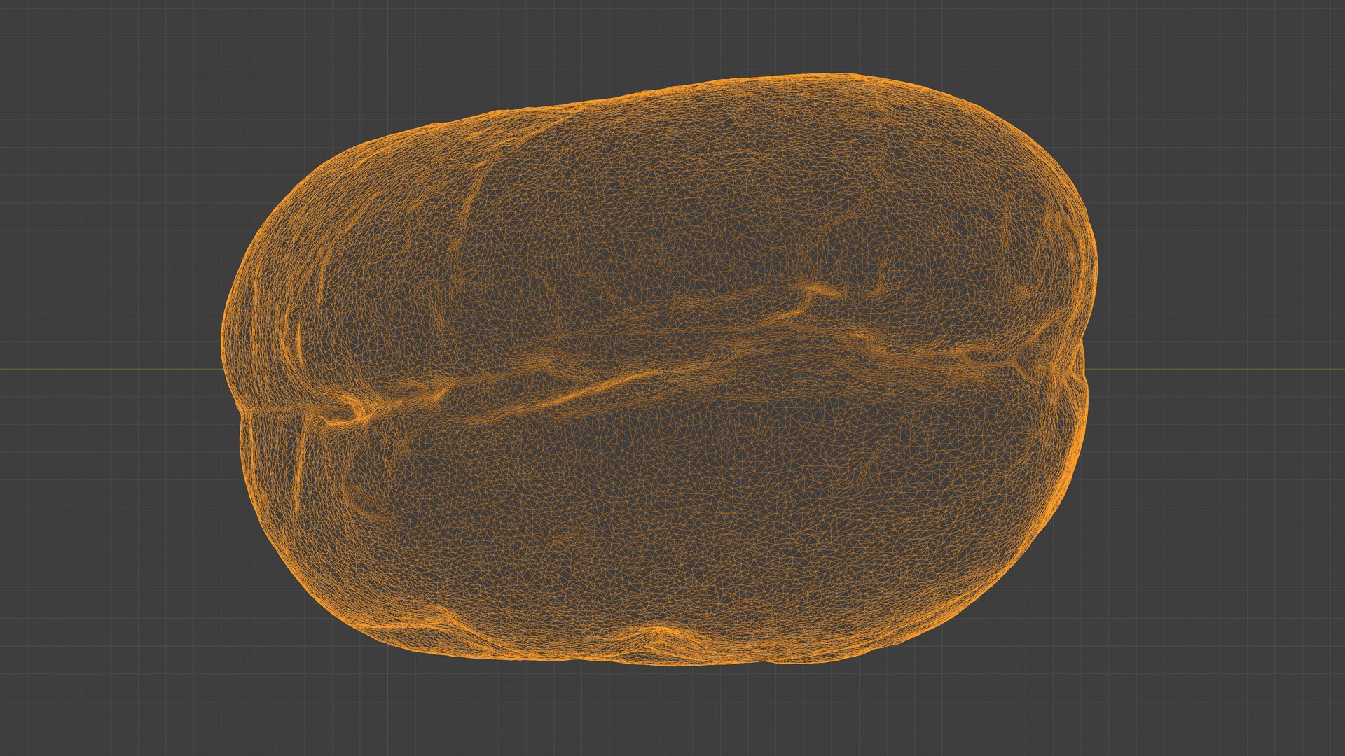 3D Photorealistic 3D Scan Of Jelly Donut Or German Jam Doughnut ...
