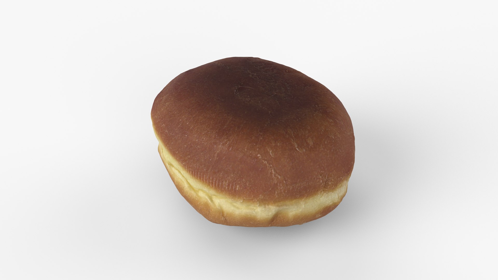 3D Photorealistic 3D Scan Of Jelly Donut Or German Jam Doughnut ...