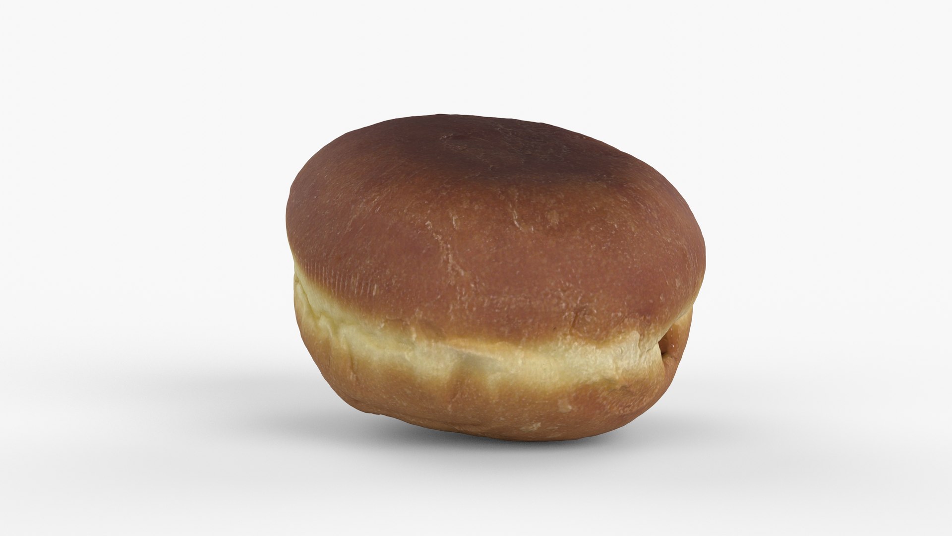 3D Photorealistic 3D Scan Of Jelly Donut Or German Jam Doughnut ...