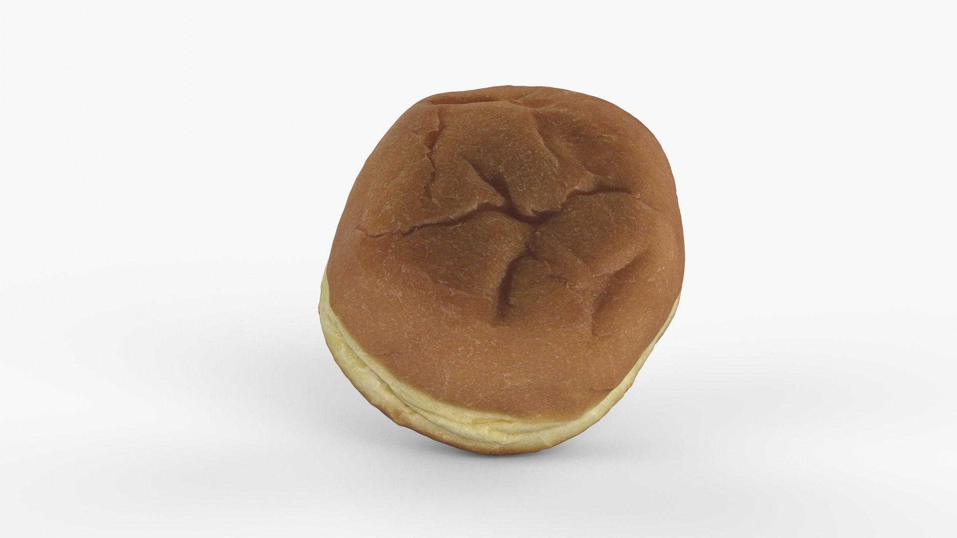 3D Photorealistic 3D Scan Of Jelly Donut Or German Jam Doughnut ...