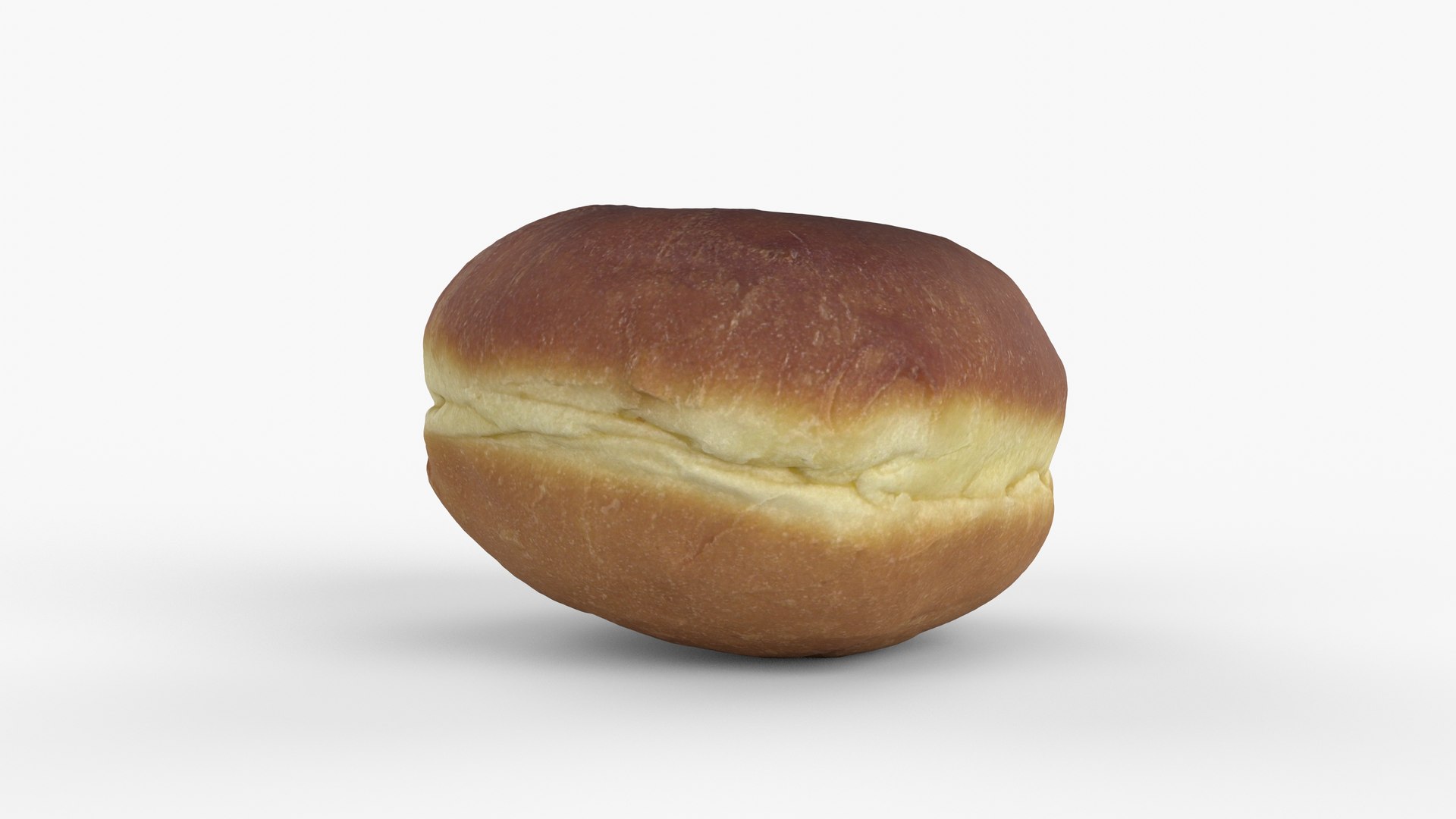 3D Photorealistic 3D Scan Of Jelly Donut Or German Jam Doughnut ...