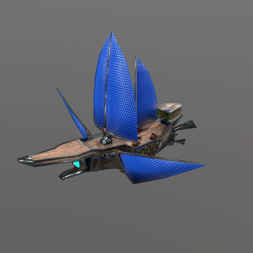 3D Fantasy Ship - TurboSquid 1271570