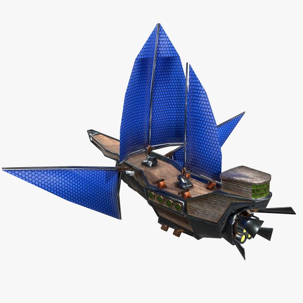 3D fantasy ship - TurboSquid 1271570