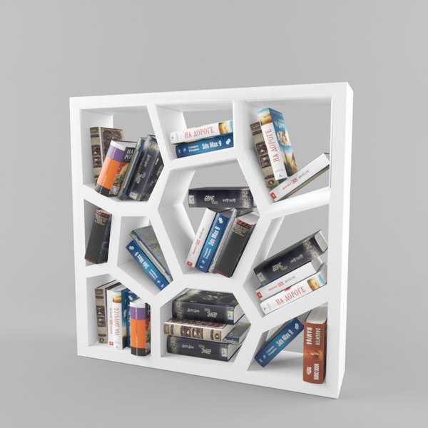 bookcase design 3d model