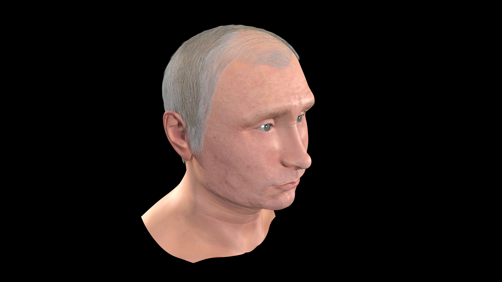 Putin Head 3D Model - TurboSquid 1912957