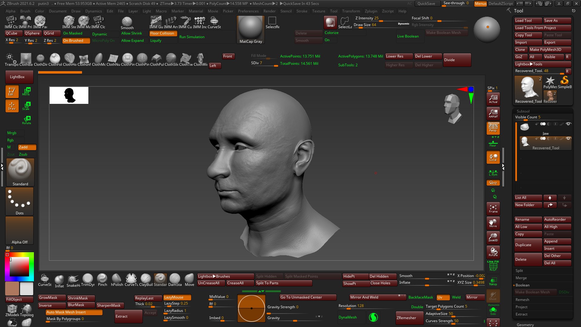 Putin Head 3D Model - TurboSquid 1912957