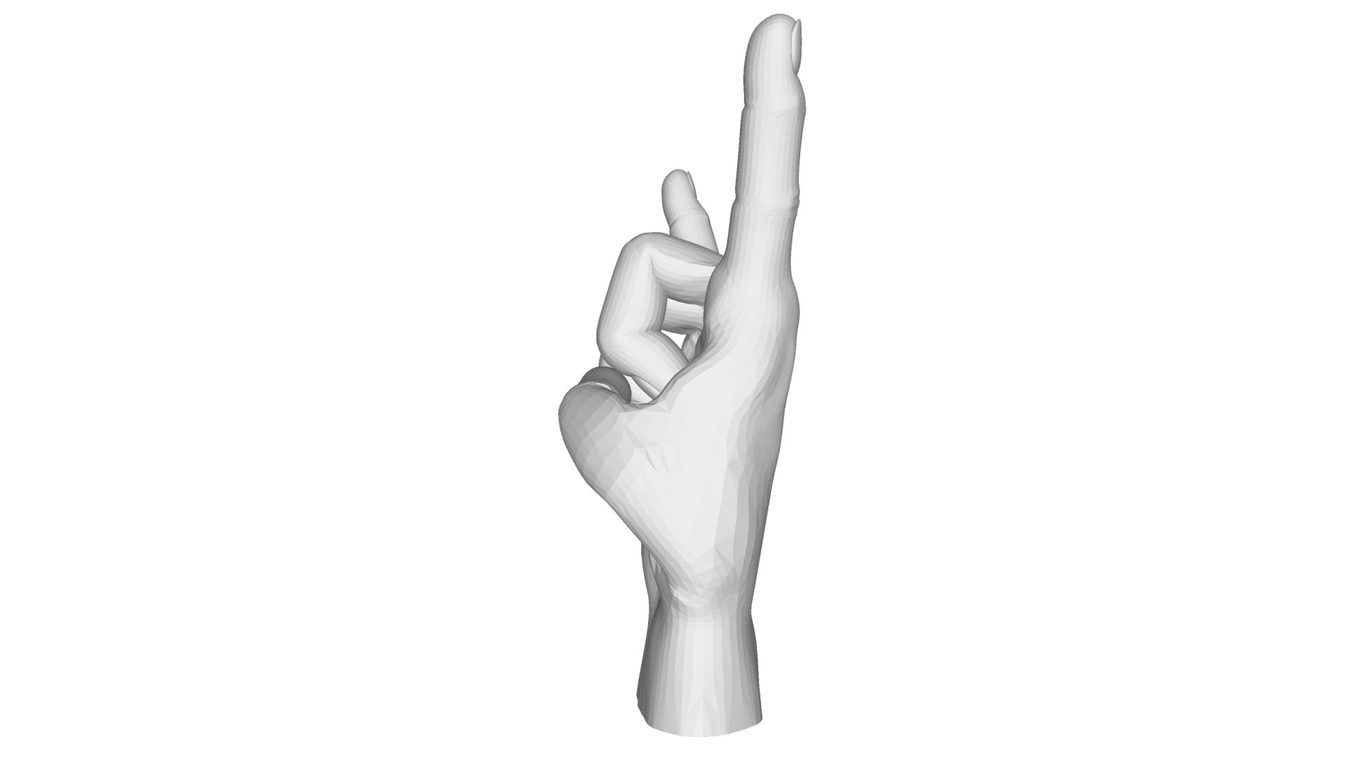 Realistic Hand Model Pose Gesture 4 Model - TurboSquid 1974952