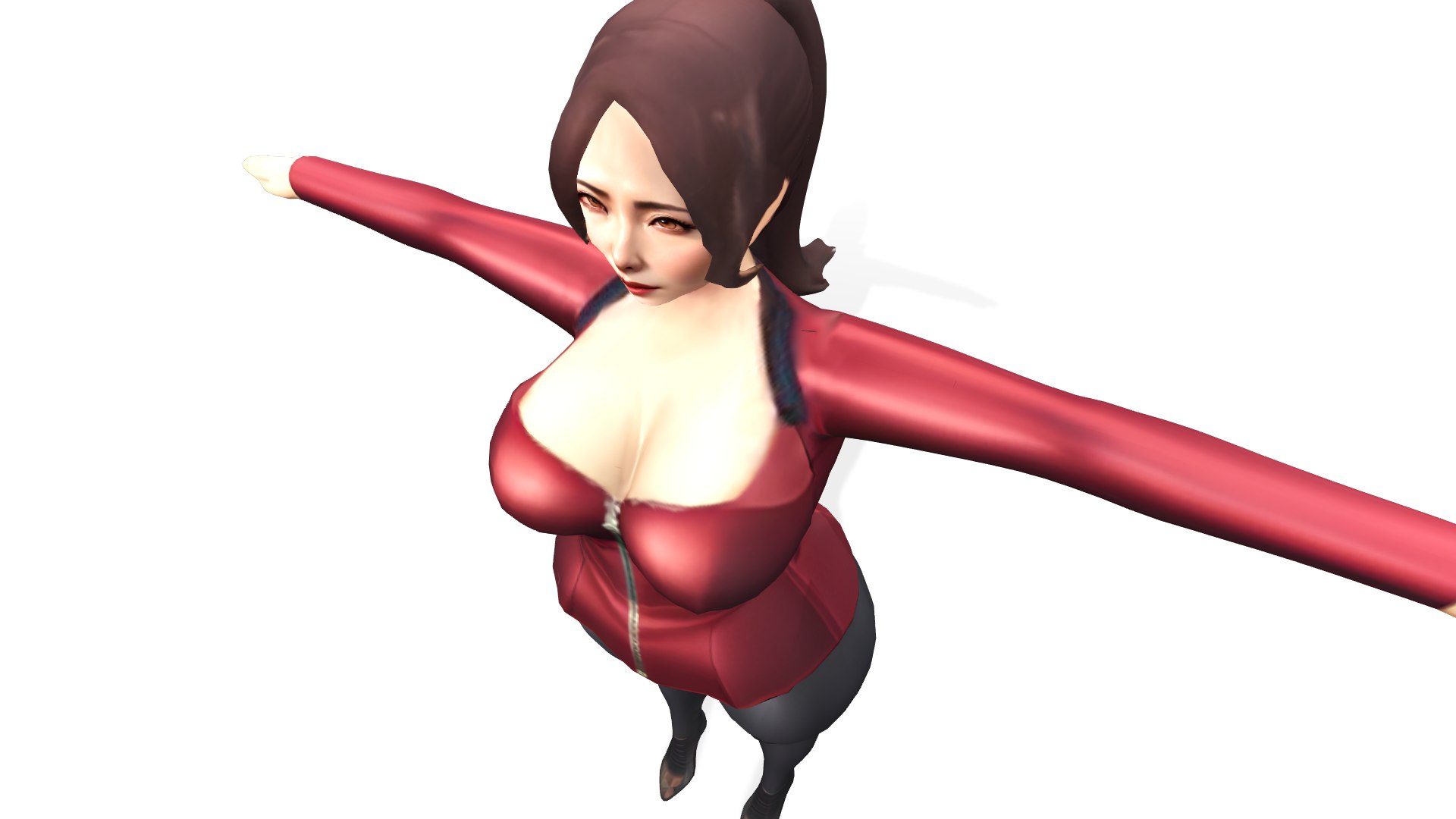 Scarlet Defender - Sexy Curvy Female 3D Model - TurboSquid 2298389