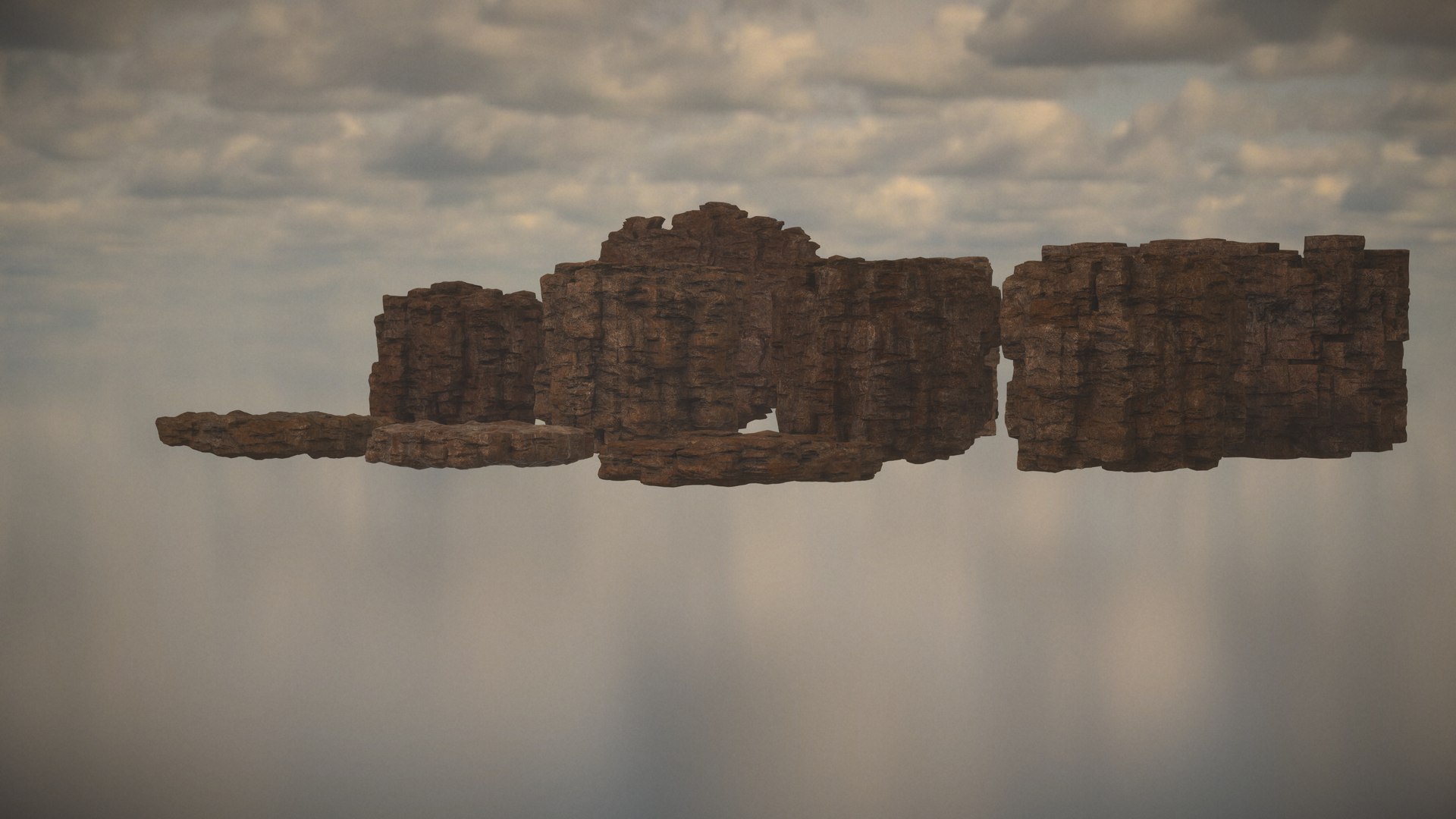 3D Western Cliffs Model - TurboSquid 2277952
