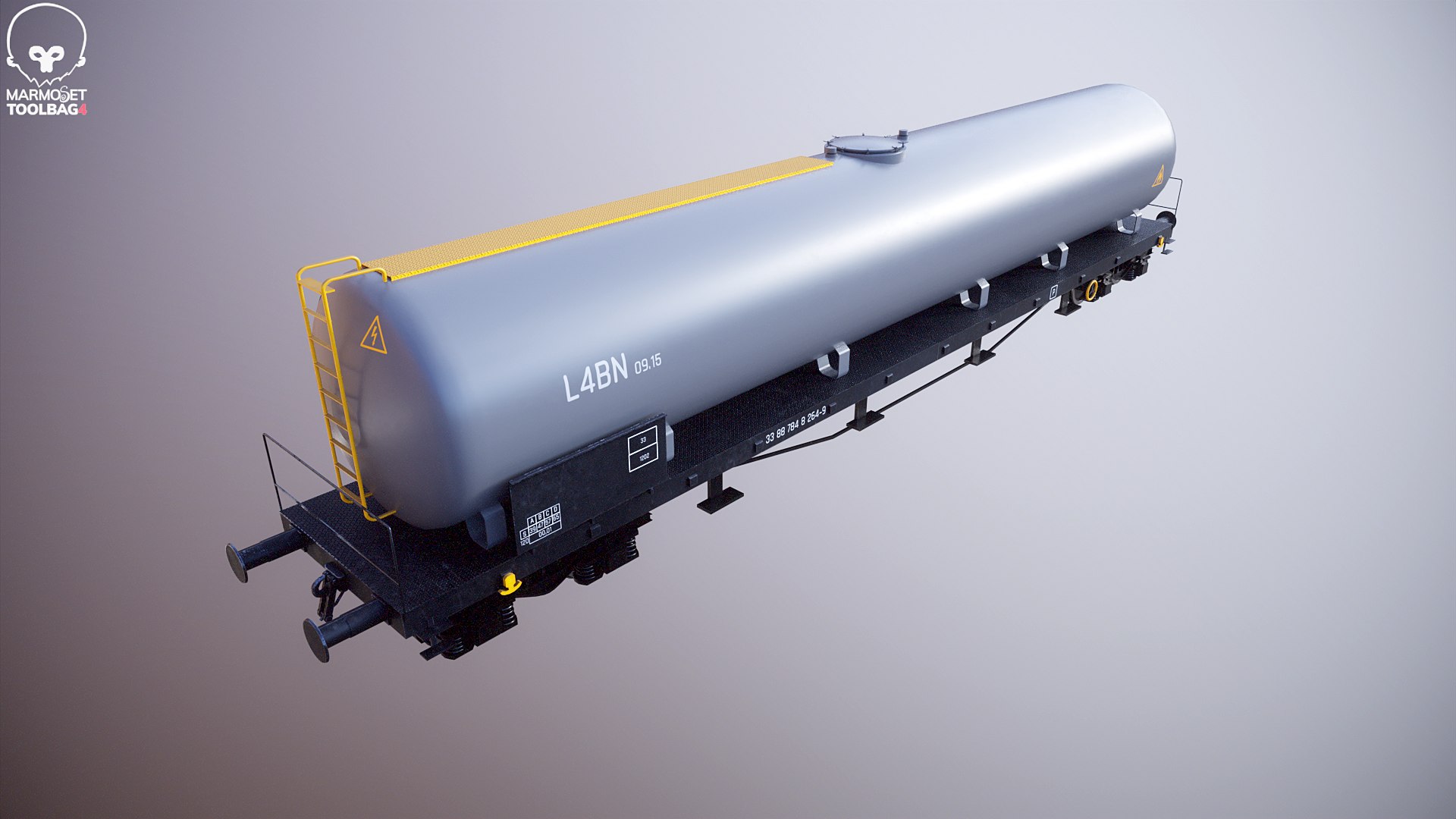3D Tanker Railcar - TurboSquid 2246550