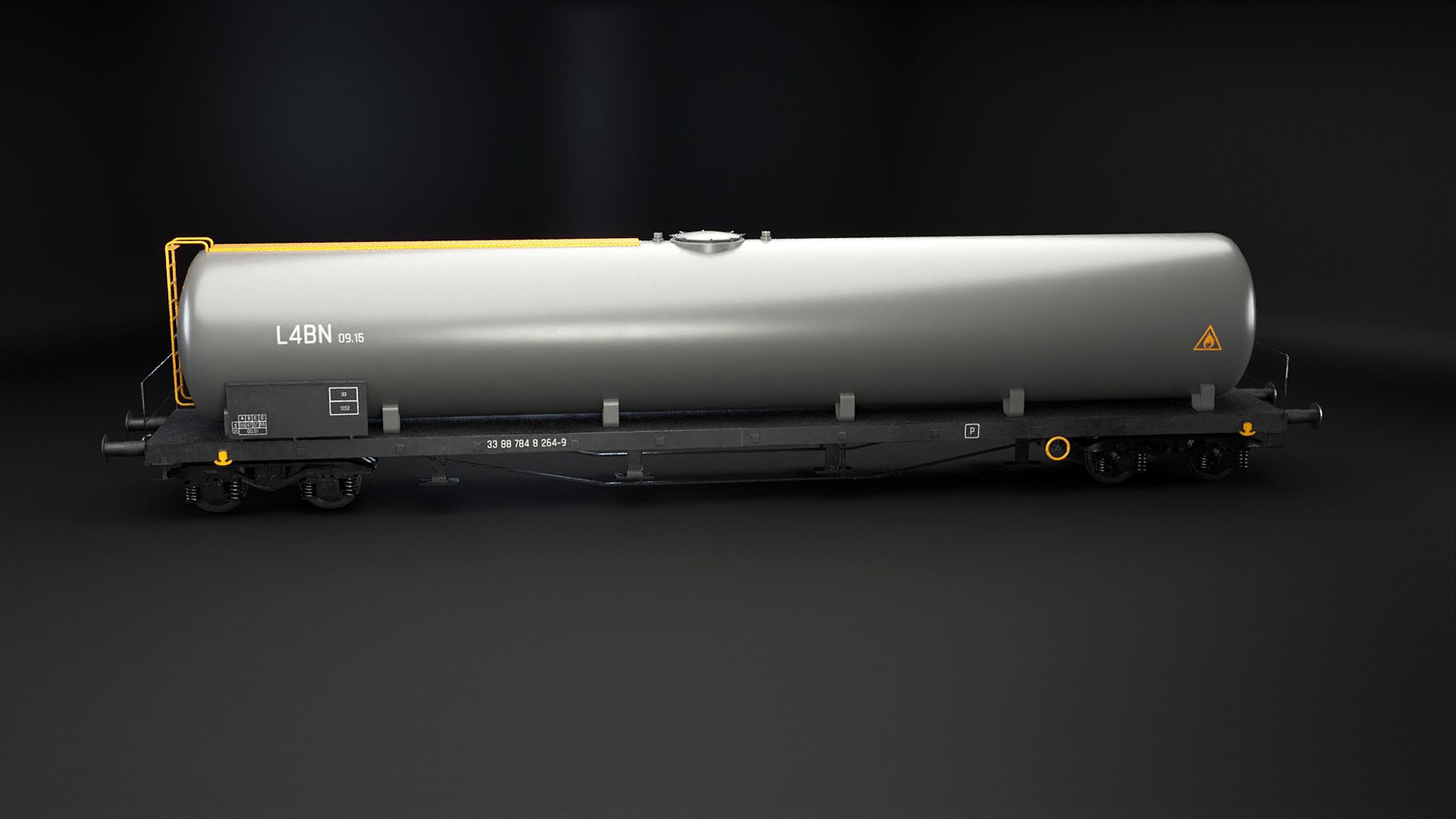 3D Tanker Railcar - TurboSquid 2246550