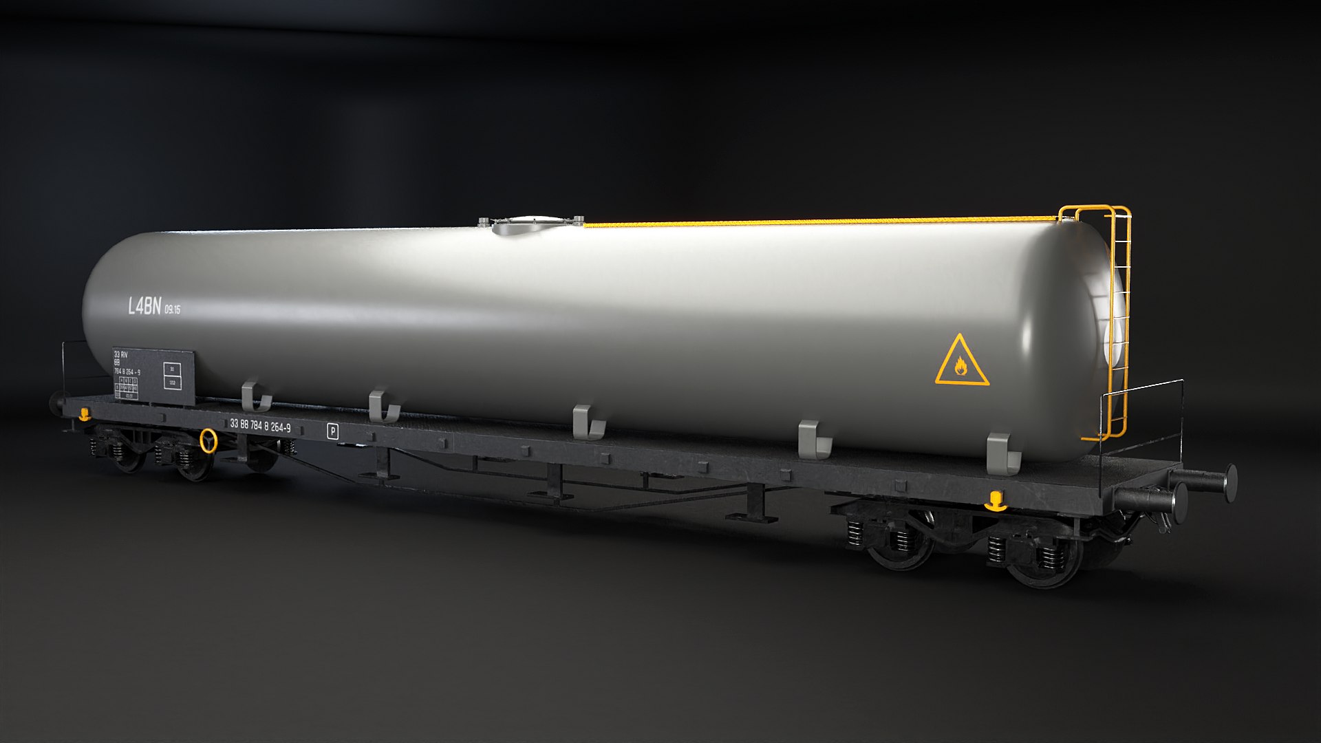 3D Tanker Railcar - TurboSquid 2246550