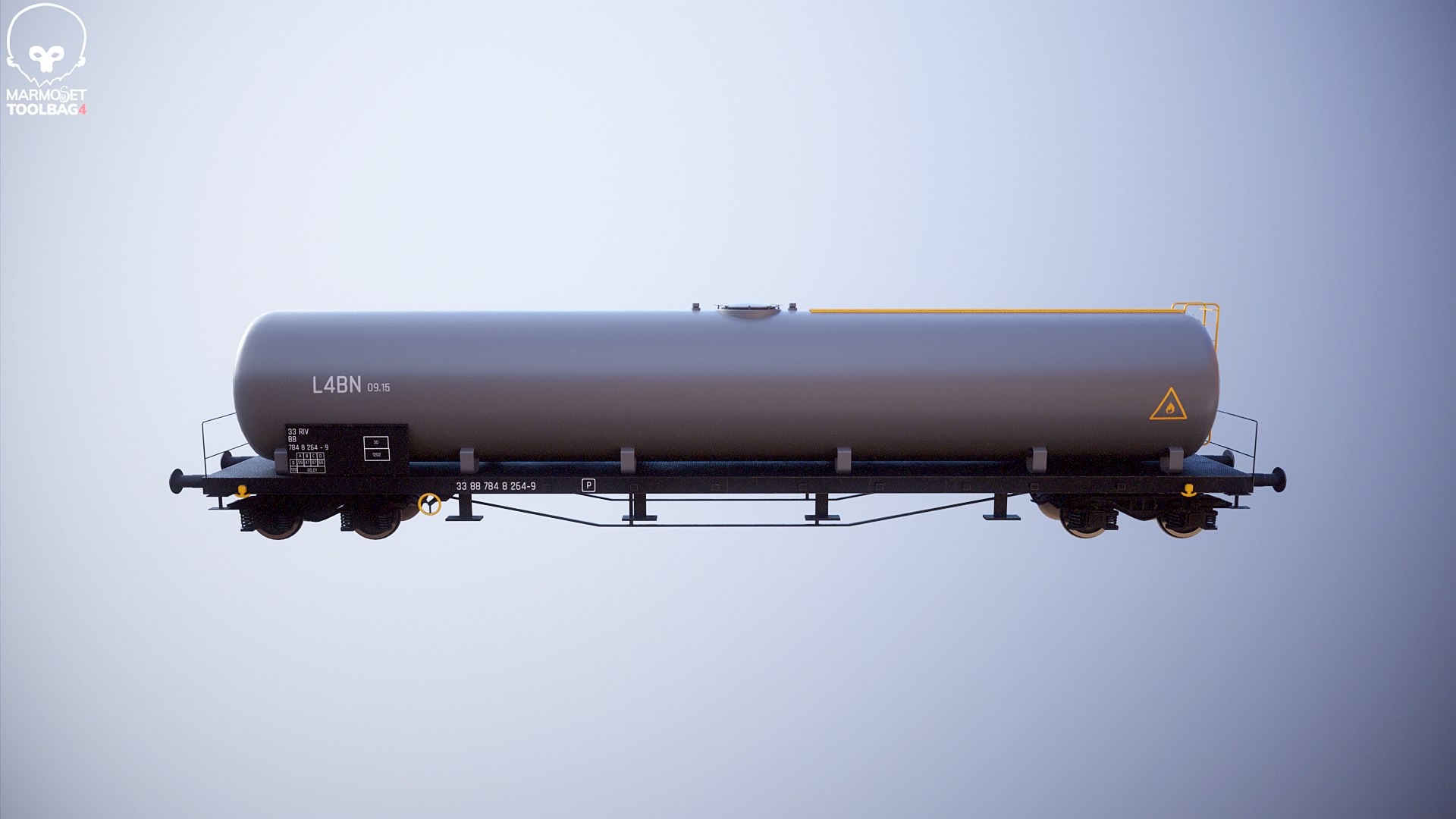 3D Tanker Railcar - TurboSquid 2246550
