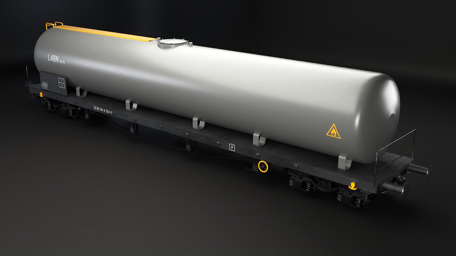 3D Tanker Railcar - TurboSquid 2246550