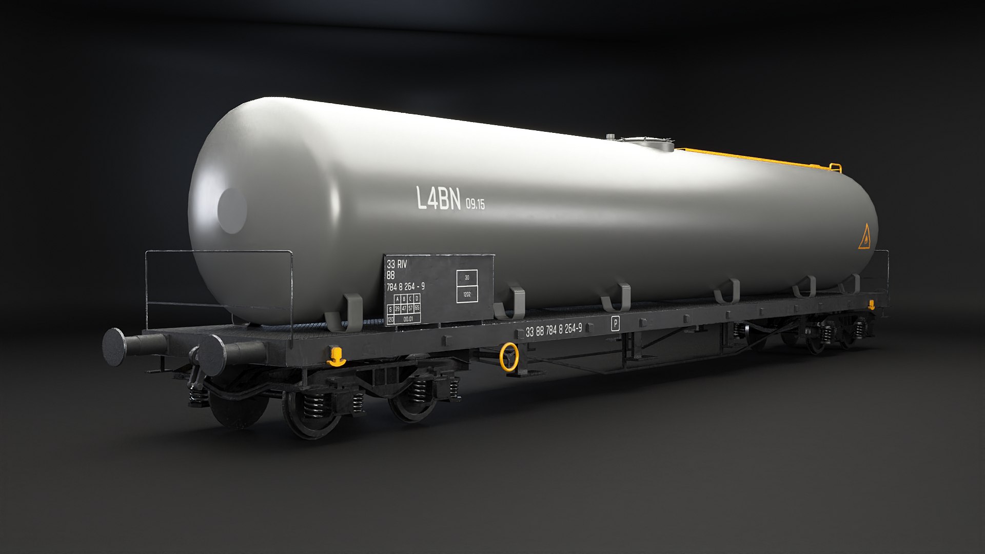 3D Tanker Railcar - TurboSquid 2246550