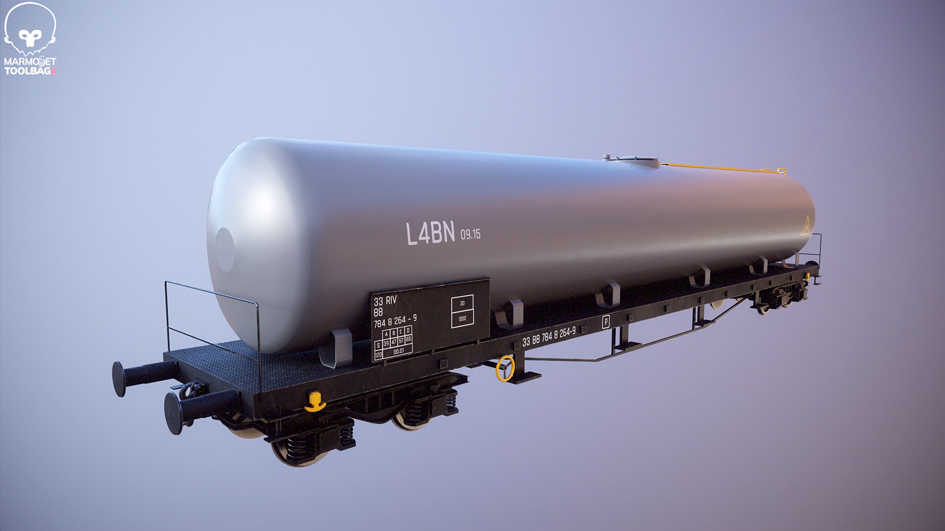 3D Tanker Railcar - TurboSquid 2246550