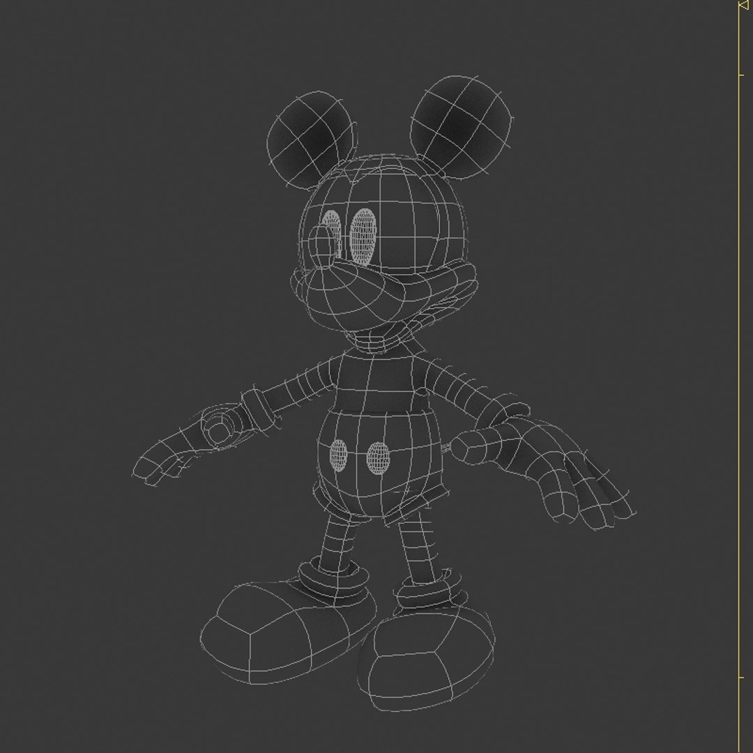 3d Mickey Mouse