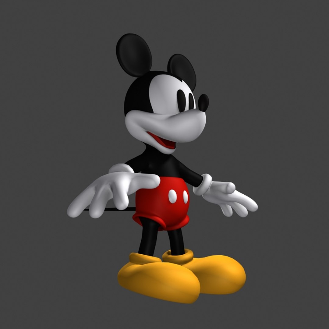 3d Mickey Mouse